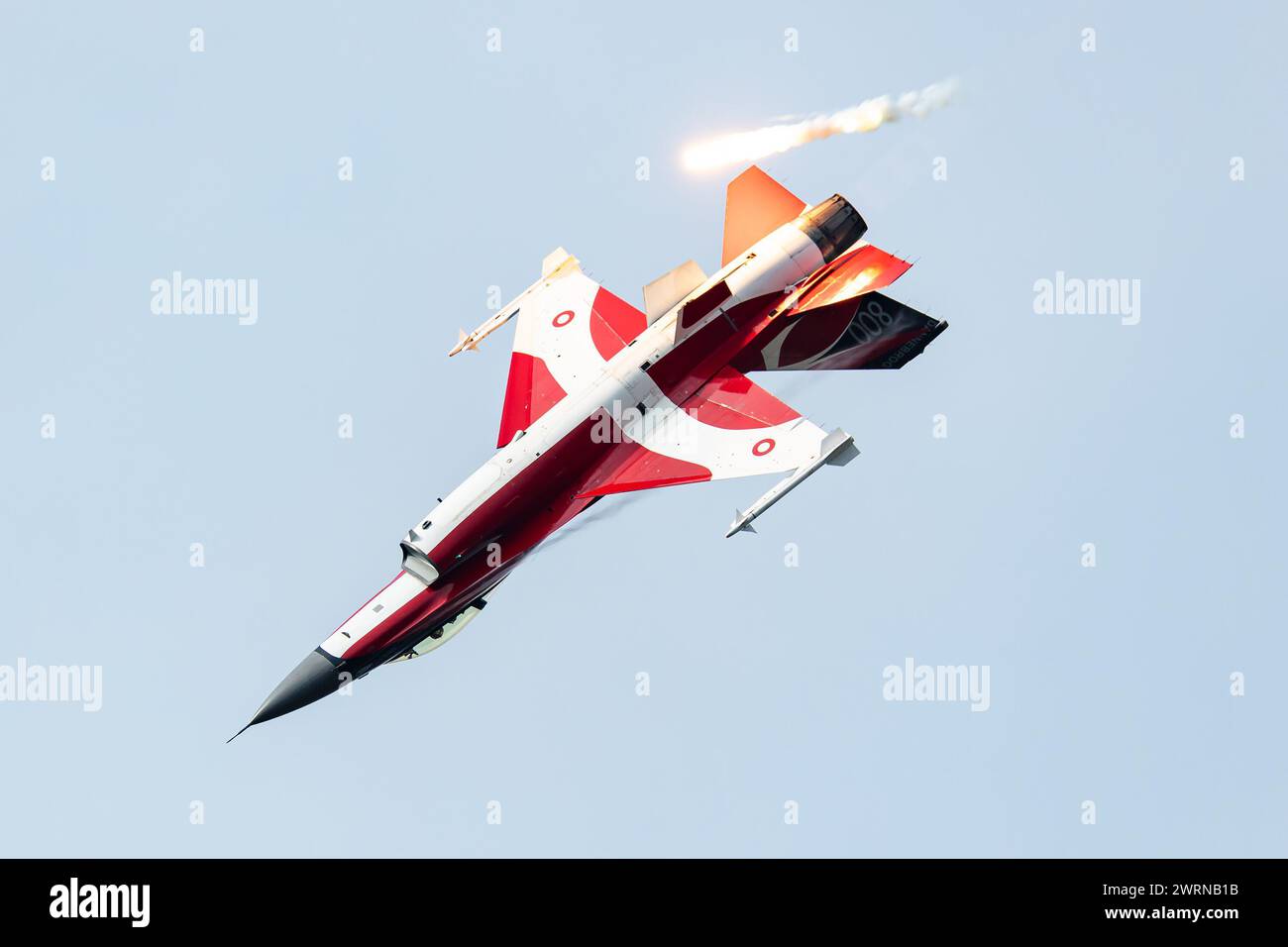 Radom, Poland - August 26, 2023: Royal Danish Air Force Lockheed F-16 ...