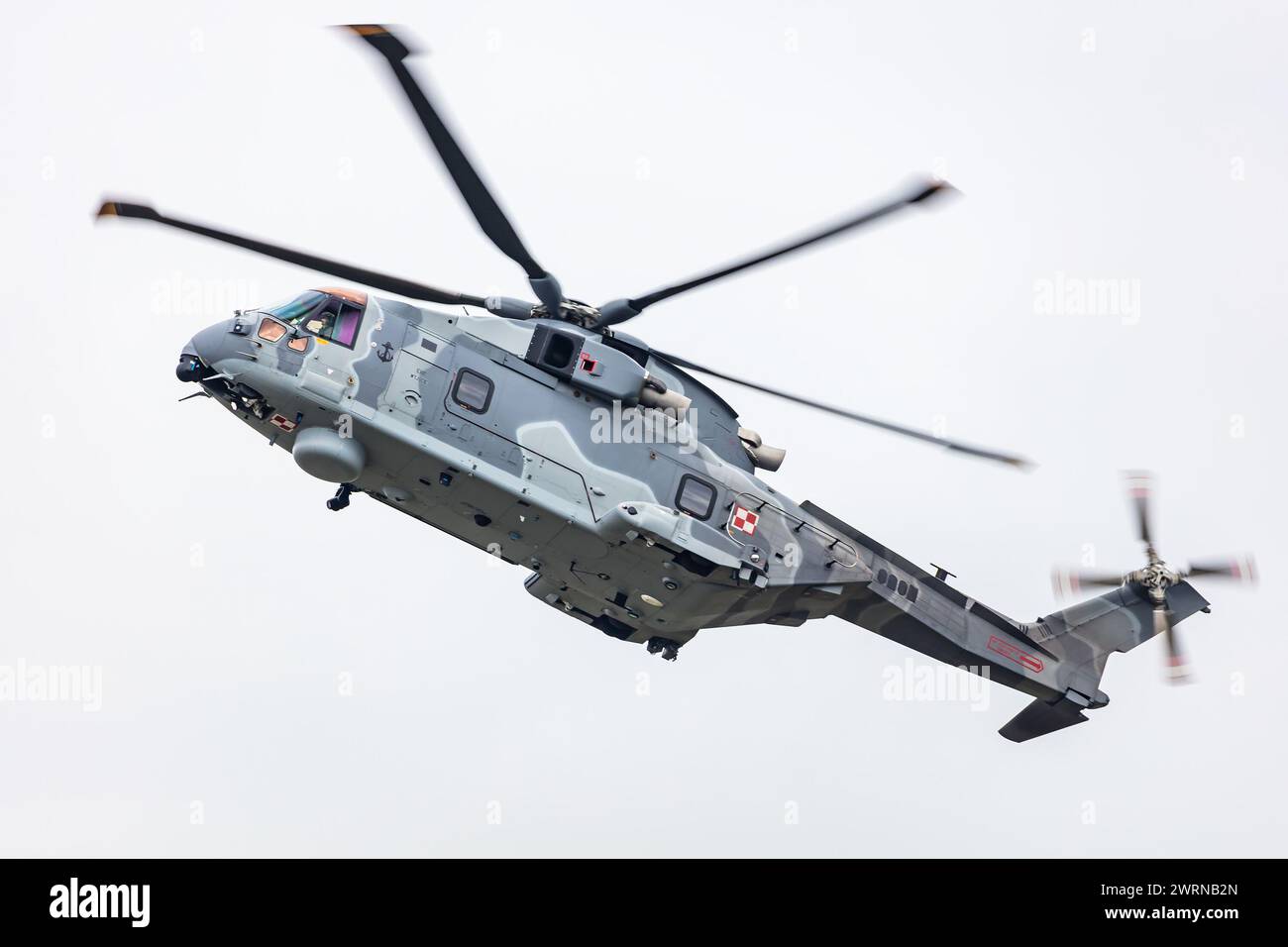 Radom, Poland - August 25, 2023: Polish Navy Leonardo AgustaWestland ...