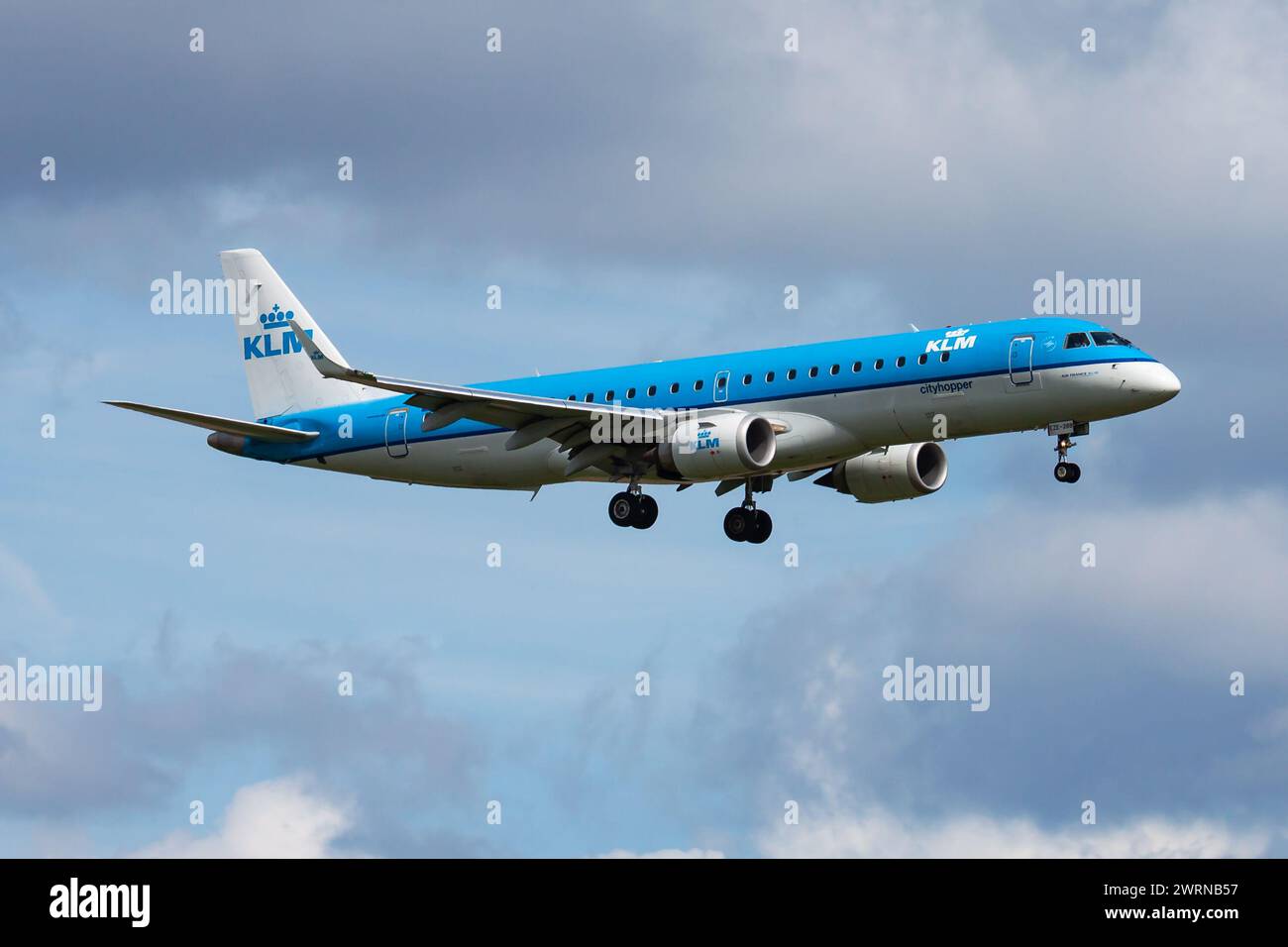 Amsterdam, Netherlands - August 14, 2014: KLM passenger plane at ...
