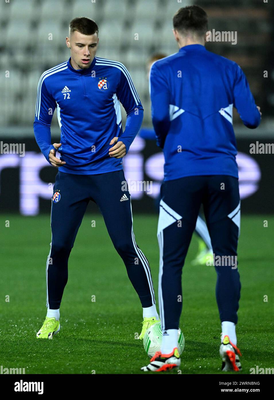 Solun, Hrvatska. 13th Mar, 2024. Player Gabriel Vidovic during a warm ...