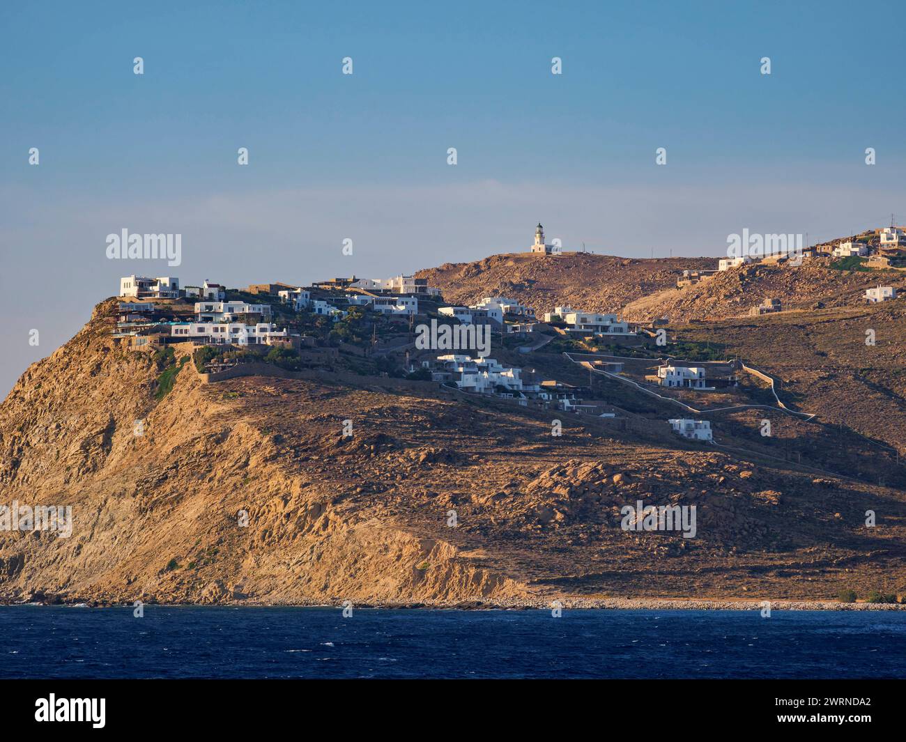 Armenistis lighthouse mykonos hi-res stock photography and images - Alamy