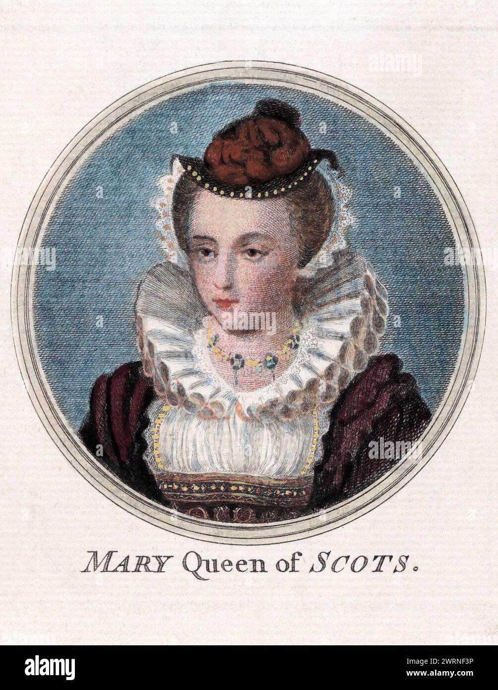 Mary, Queen of Scots, 1542 – 1587, reigned over Scotland from 14th ...