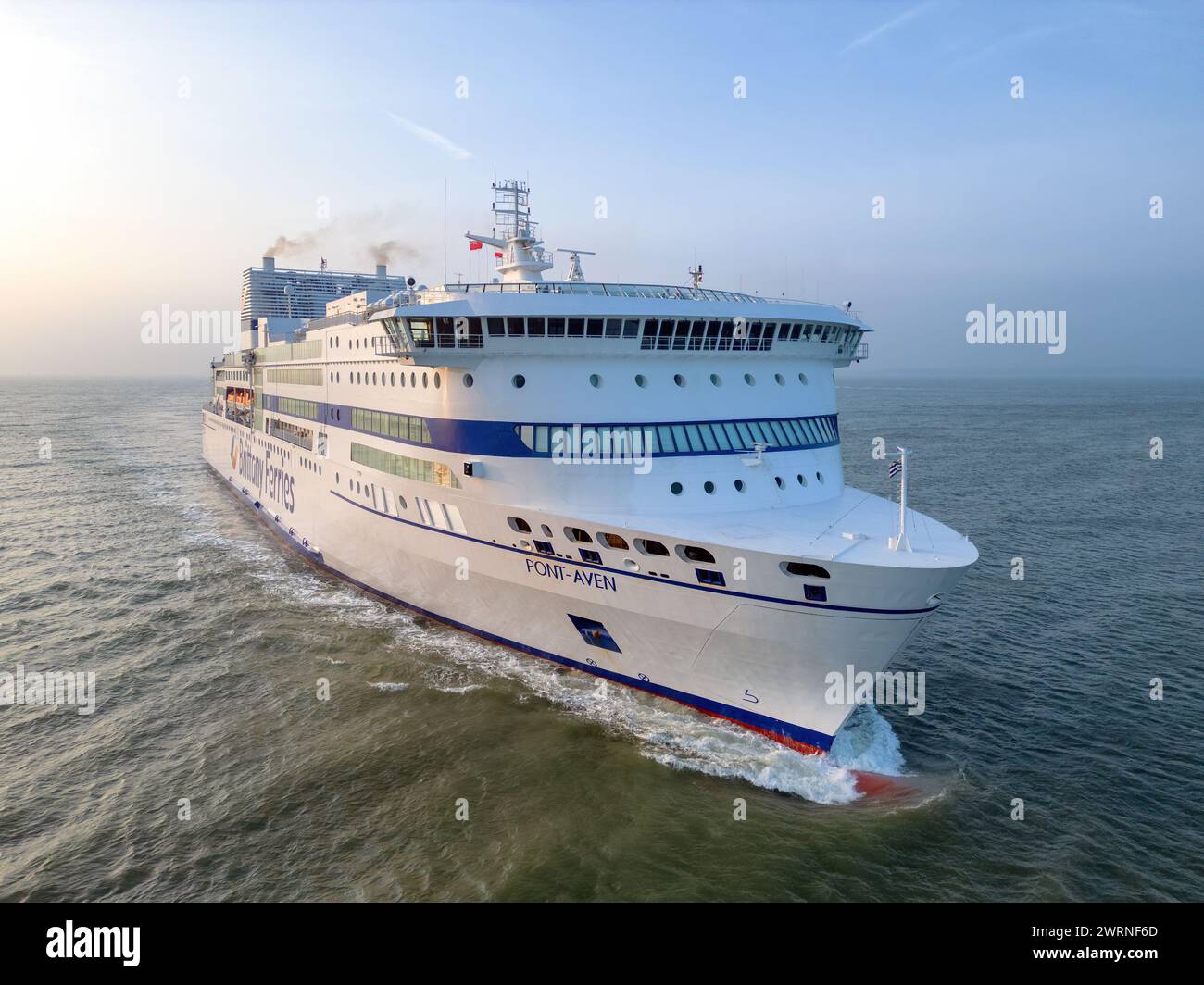 Pont-Aven is a cross-Channel ferry operated by Brittany Ferries on ...