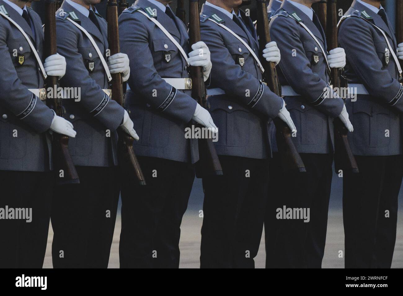 Soldaten vom Wachbataillon der Bundeswehr, aufgenommen im Rahmen eines ...