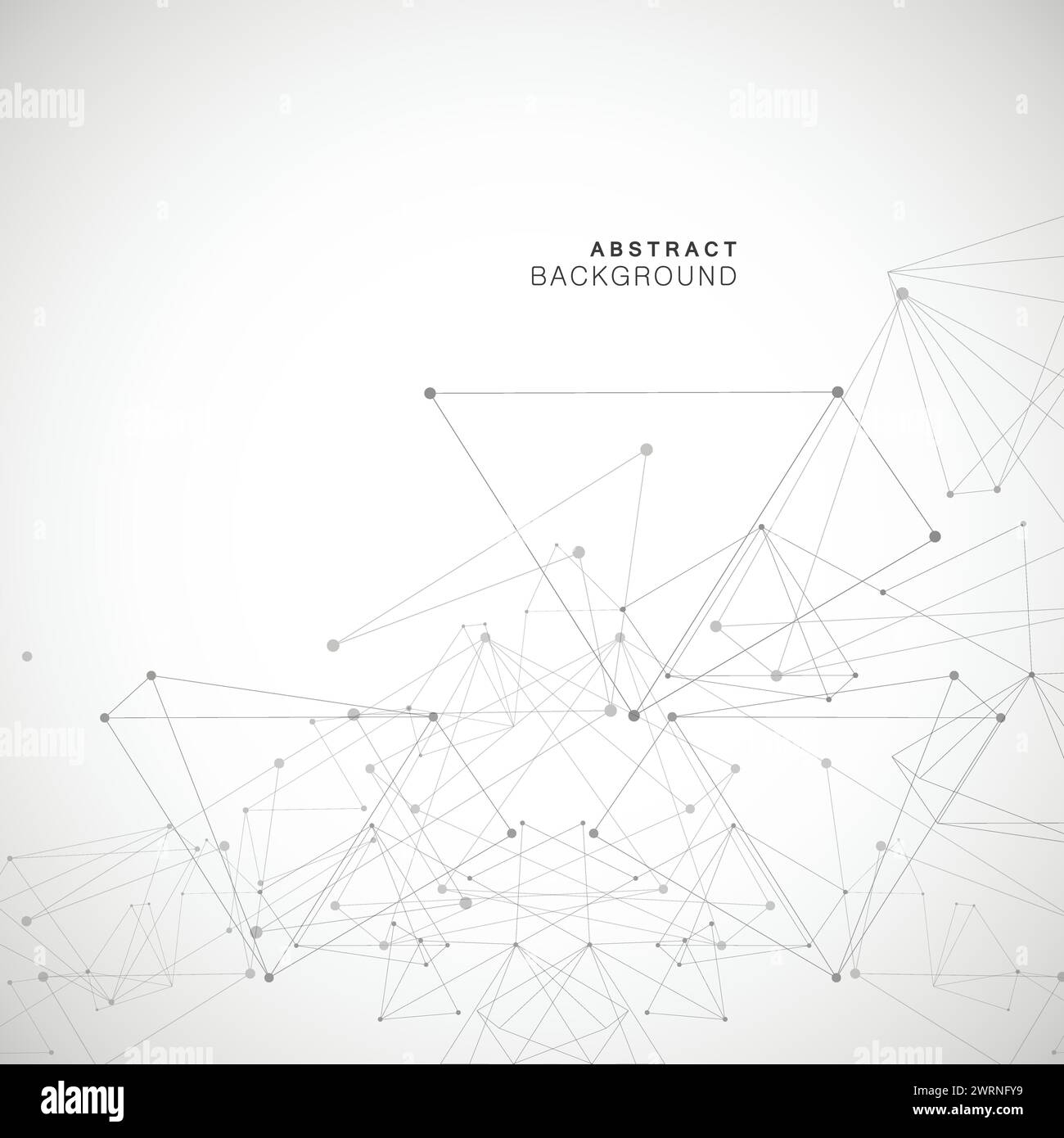 Network Science Polygonal Triangle Digital Node Tech Connection Geometric Wallpaper Line