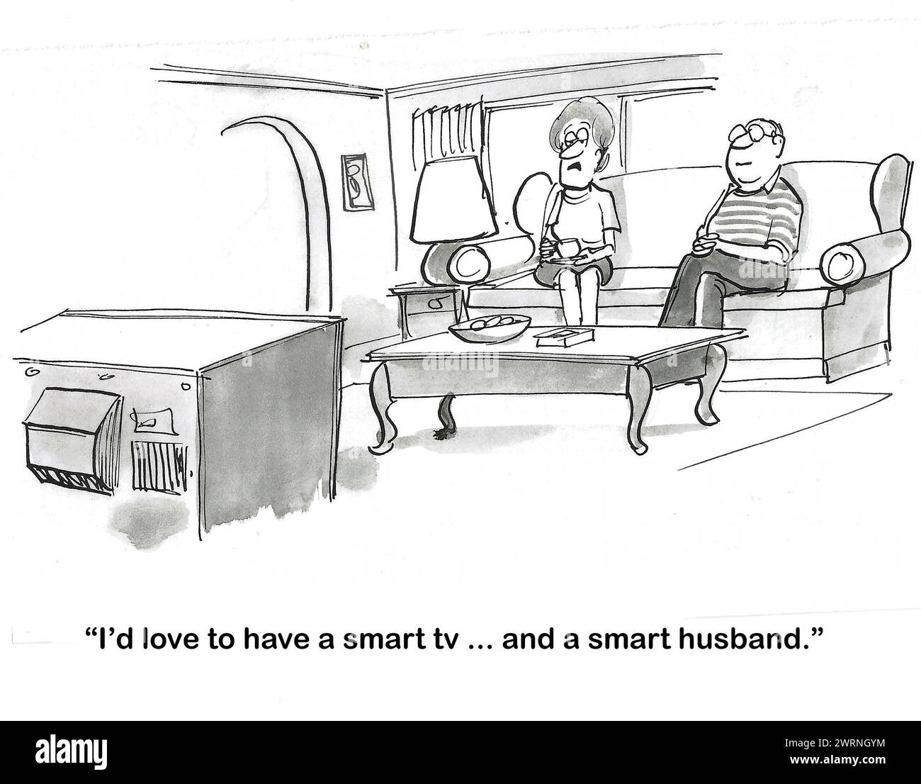 Couple thinking Cut Out Stock Images & Pictures - Alamy