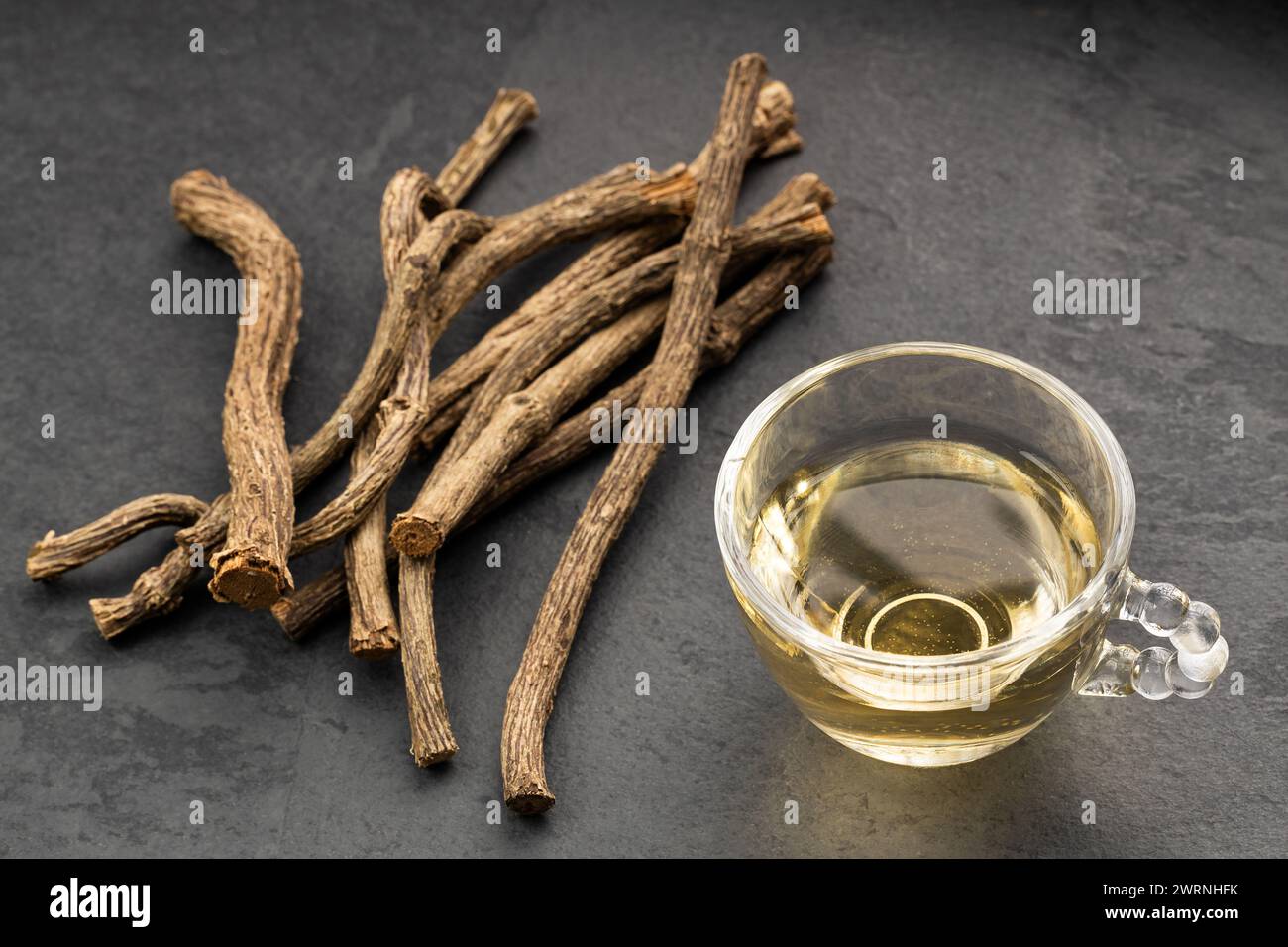 Valerian tea herb infusion hi-res stock photography and images - Alamy