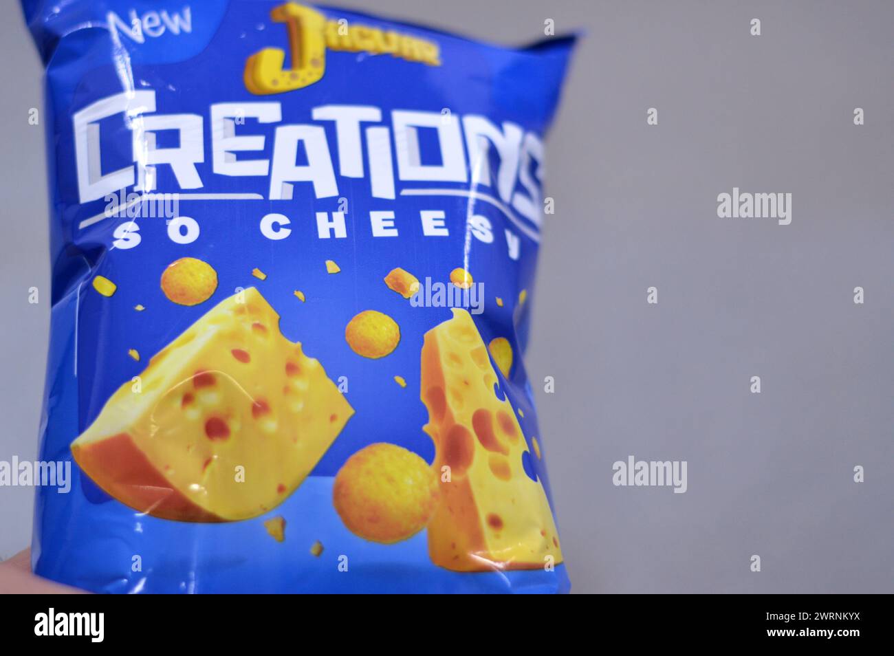 Cairo, Egypt March 2 2024: JAGUAR Premium Creations - Cheeseballs so ...