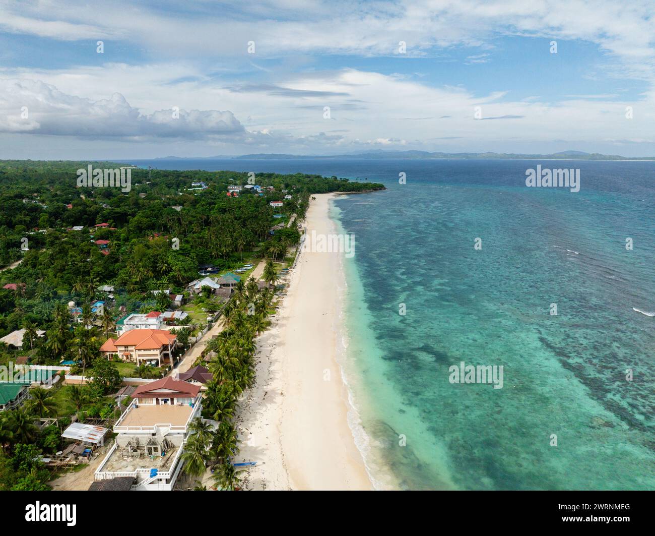 Beach in Carabao Island. Turquoise clear water and corals. Romblon ...