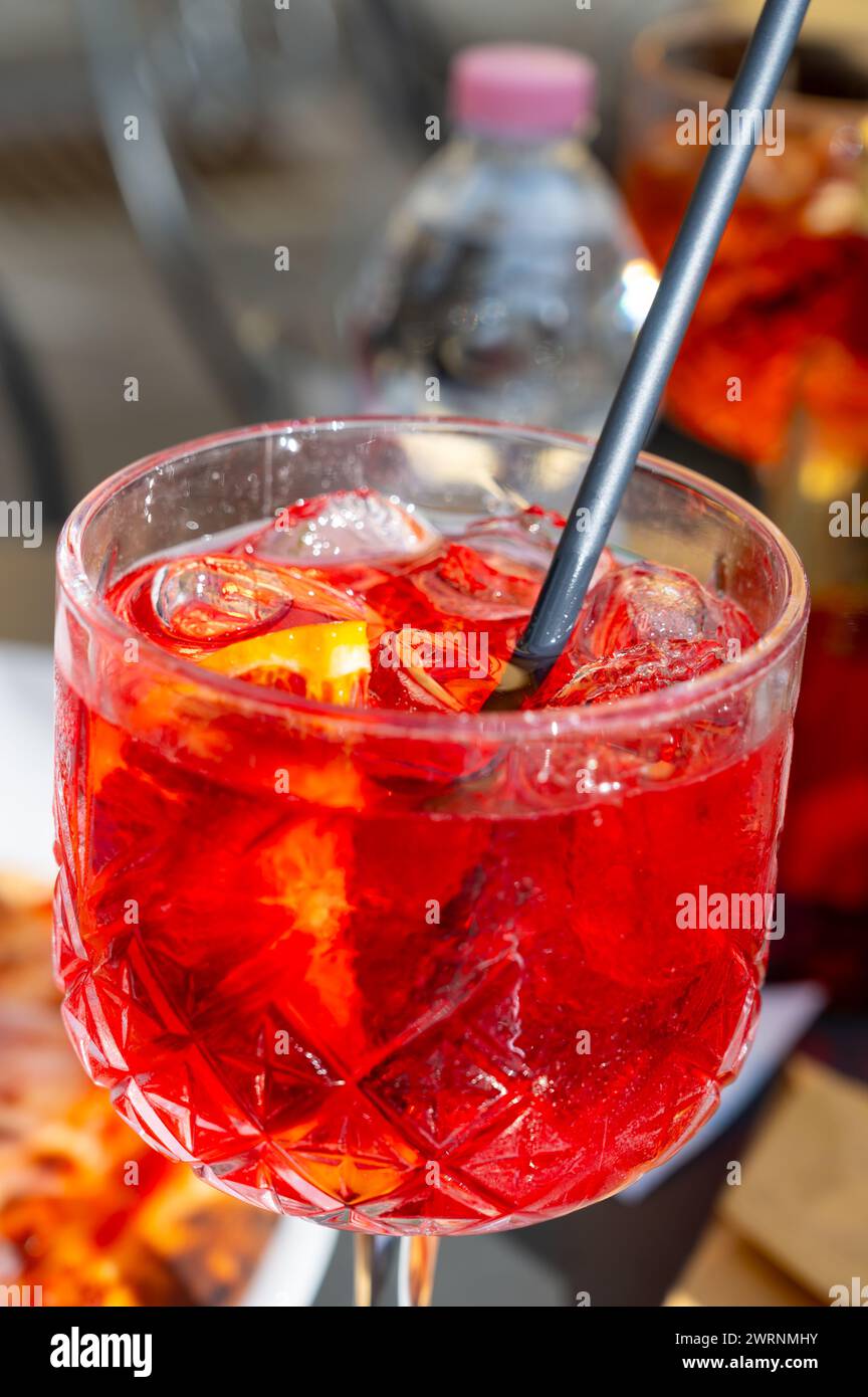 Campari spritzer hi-res stock photography and images - Alamy