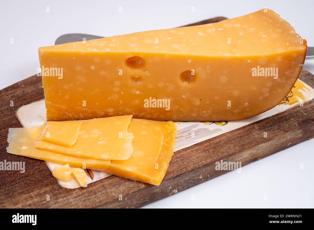 Cheese collection, Dutch very old 1000 days ripe hard cheeses made from ...