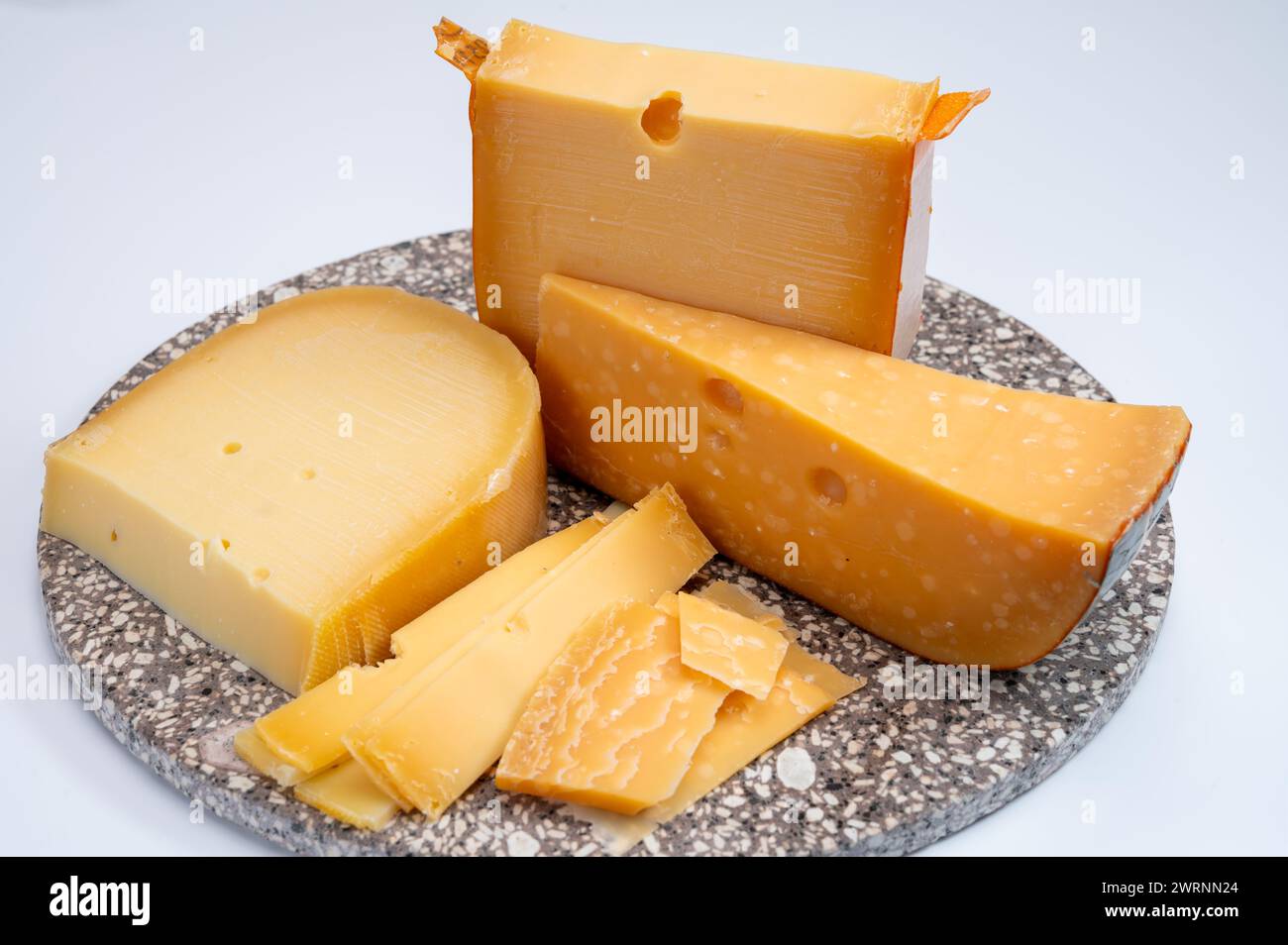 Cheese collection, Dutch very old 1000 days ripe hard cheeses made from ...