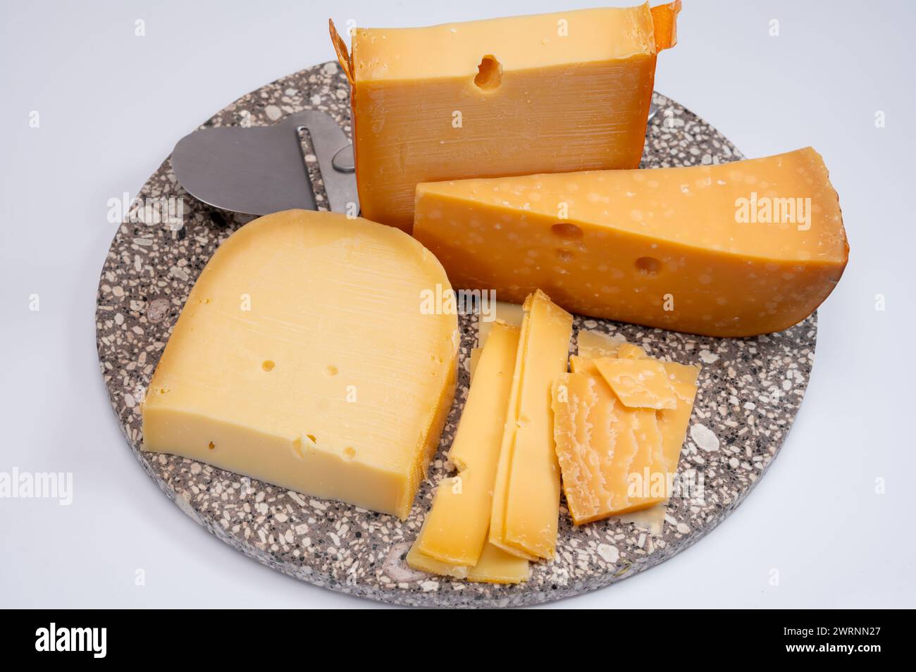 Cheese collection, Dutch very old 1000 days ripe hard cheeses made from ...