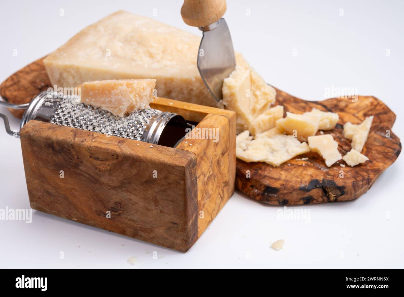 Traditional italian food - 24 months aged in caves Italian parmesan ...