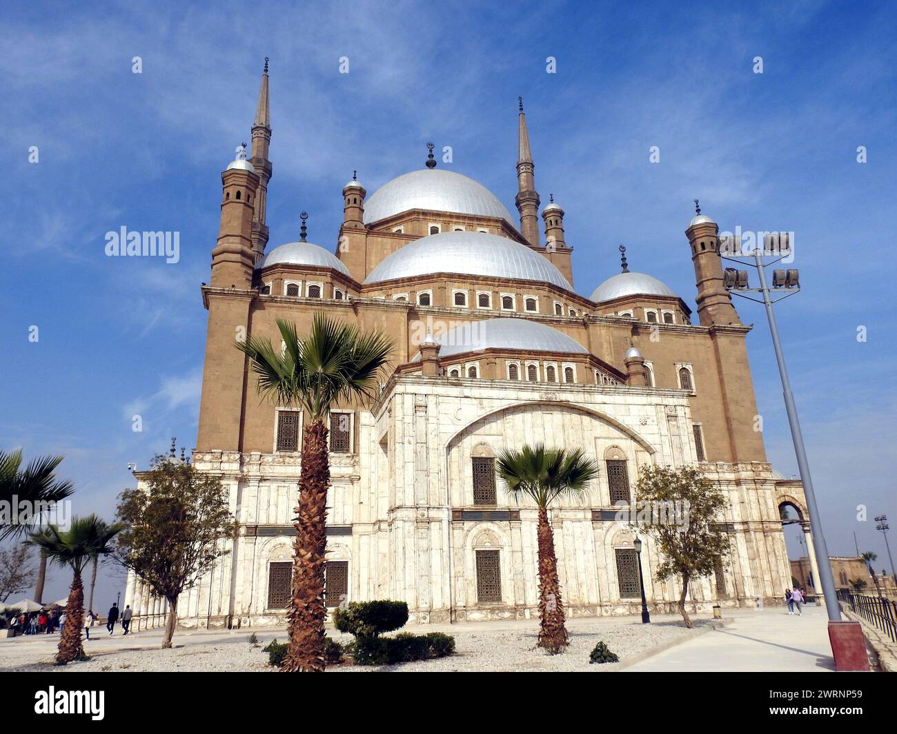Cairo, Egypt, January 7 2023: The great mosque of Muhammad Ali Pasha or ...