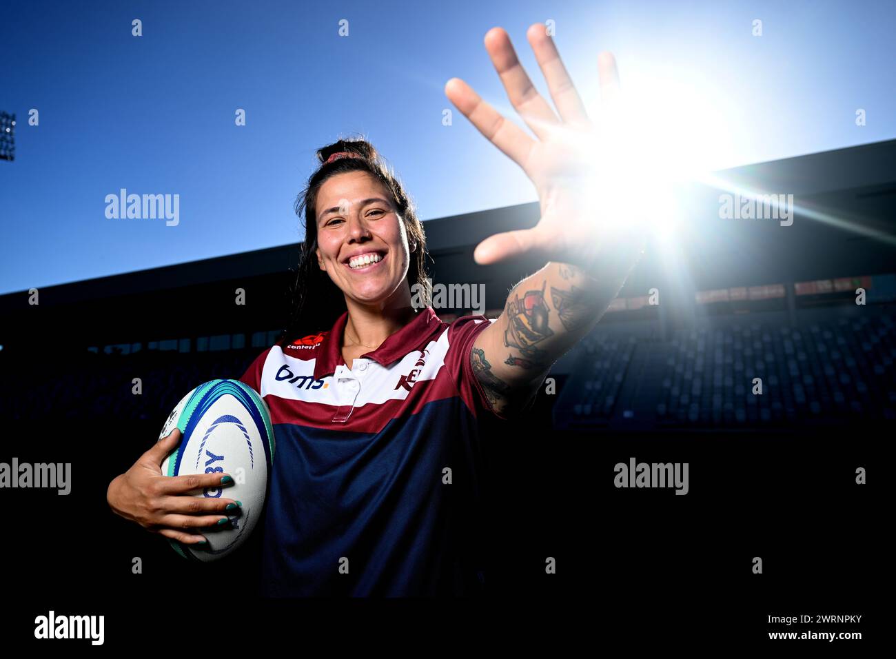 Brisbane, Australia. 13th Mar, 2024. American import Charli Jacoby ...