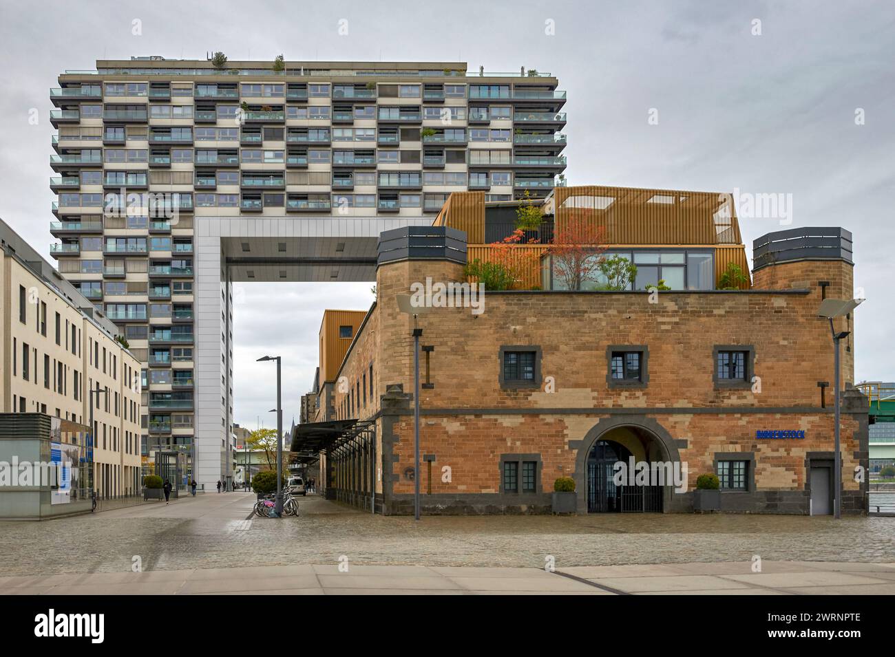 Famous Crane Houses in Cologne, Germany on a rainy day Stock Photo - Alamy