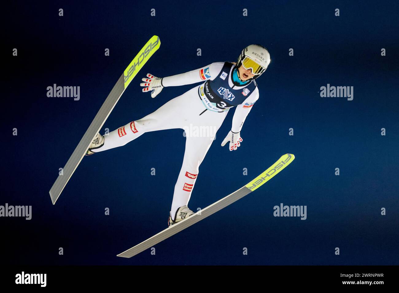Trondheim 20240313.Lisa Eder from Austria during the FIS World Cup jump ...