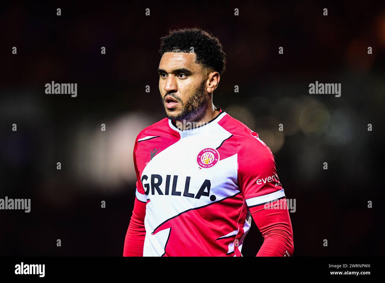 Jamie Reid (19 Stevenage) during the Sky Bet League 1 match between ...