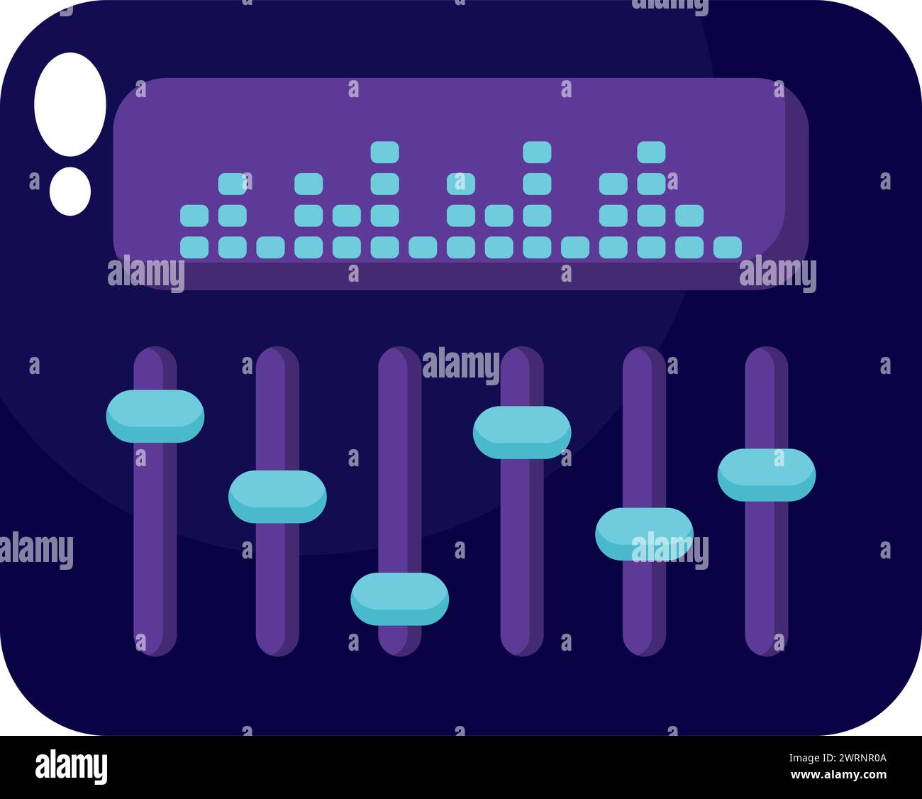 Control panel sound mixer Stock Vector Images - Alamy