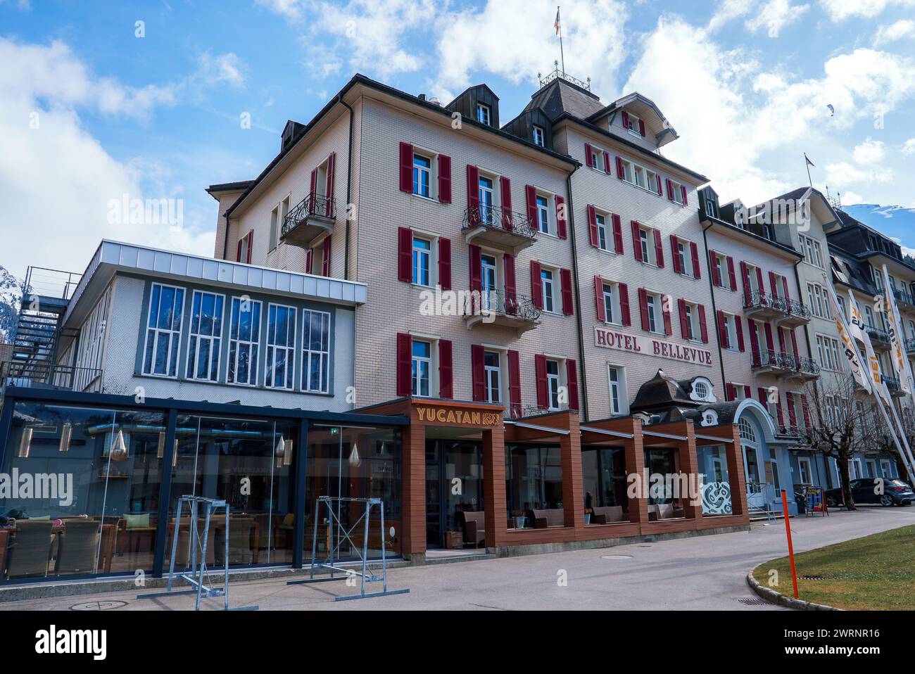 Elegant Hotel Bellevue with Modern Extension, Engelberg, Switzerland ...