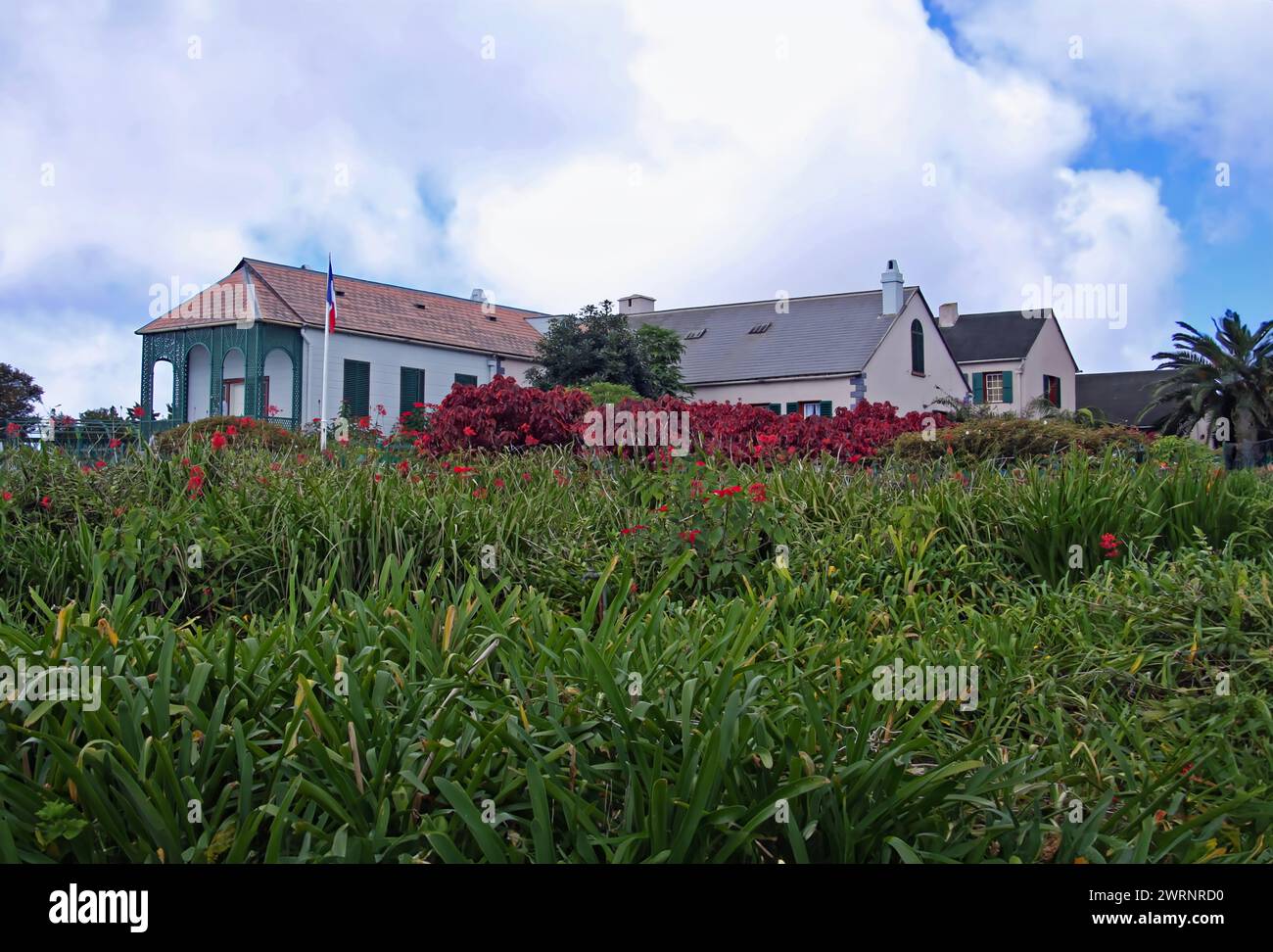 Longwood House St Helena final exile of Napoleon Bonaparte Stock Photo ...