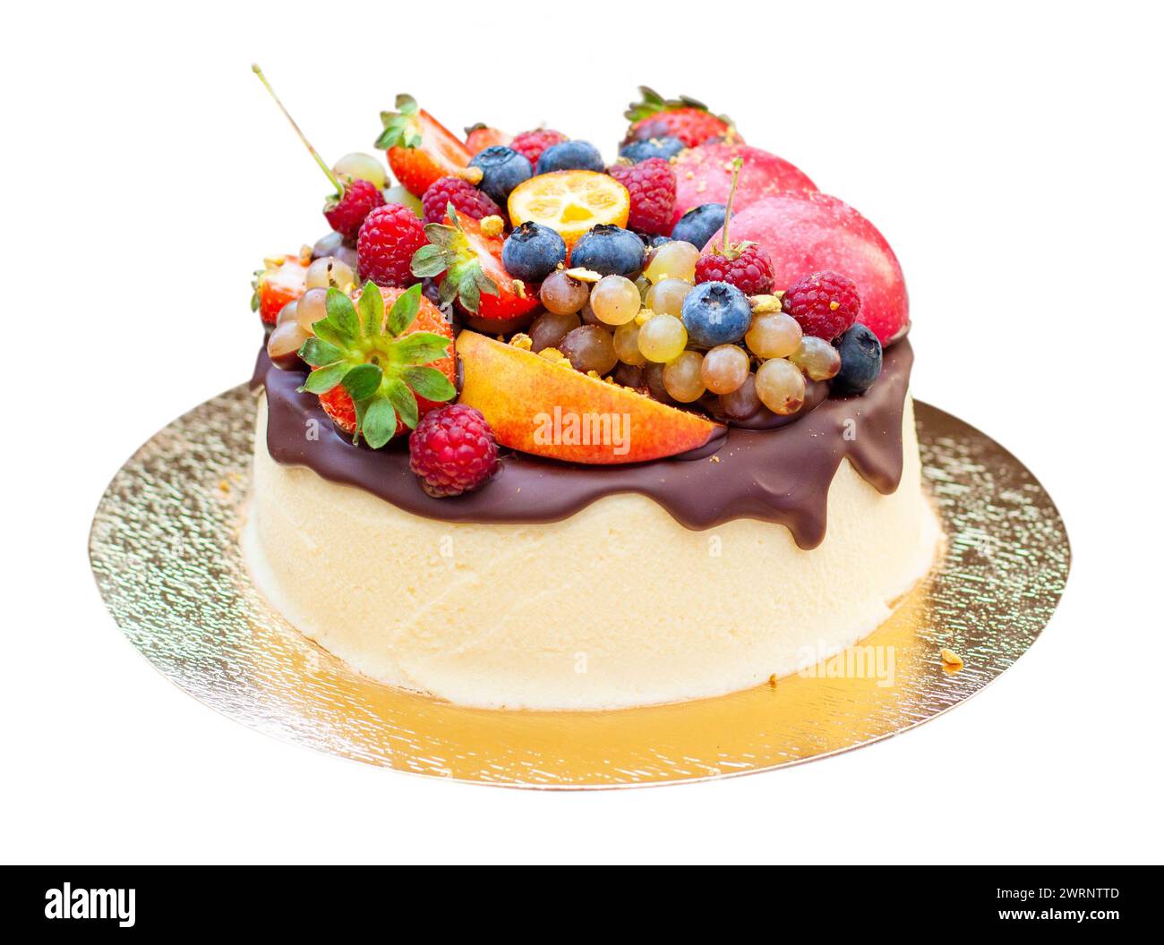 Autumn birthday cake Cut Out Stock Images & Pictures - Alamy
