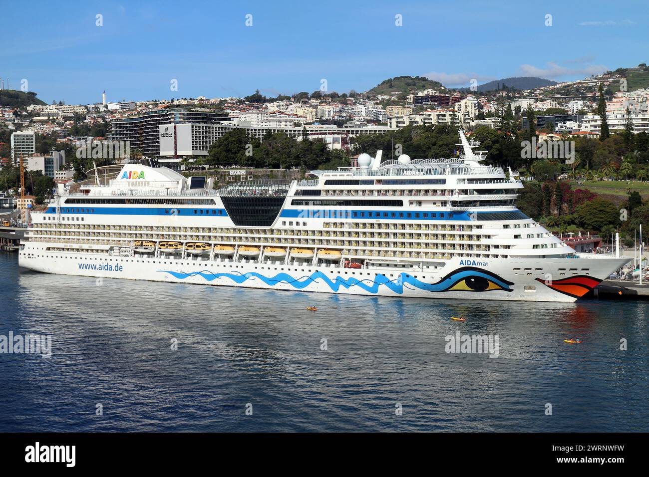 Cruise ship Aida Mar alongside in Funchal, Madeira in March 2024 Stock ...