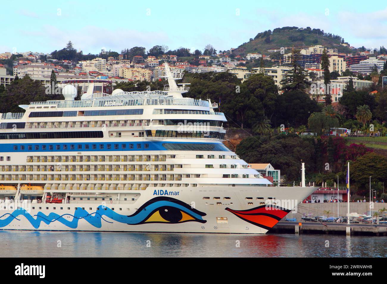 Cruise ship Aida Mar alongside in Funchal, Madeira in March 2024 Stock ...