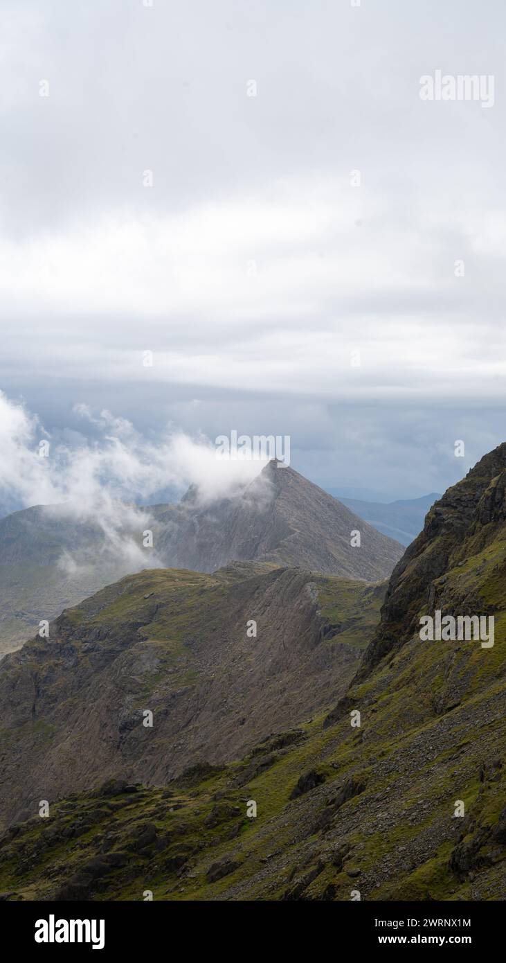 Mountain View of Snowdon, Wales Stock Photo - Alamy