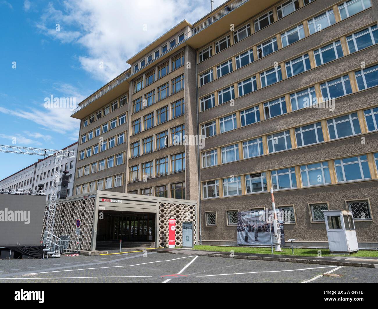 Main entrance to the Stasi Museum in Berlin, Germany Stock Photo - Alamy