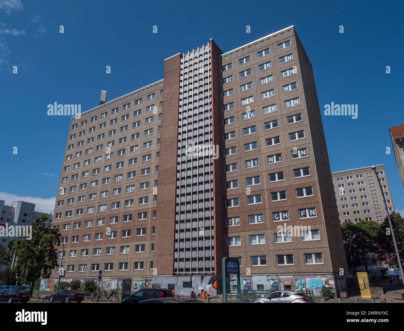 General view of the exterior of the foreign espionage unit offices at ...