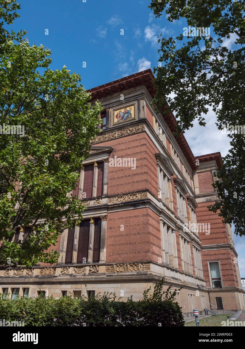 General external view of the Gropius Bau (Martin-Gropius-Bau) art ...