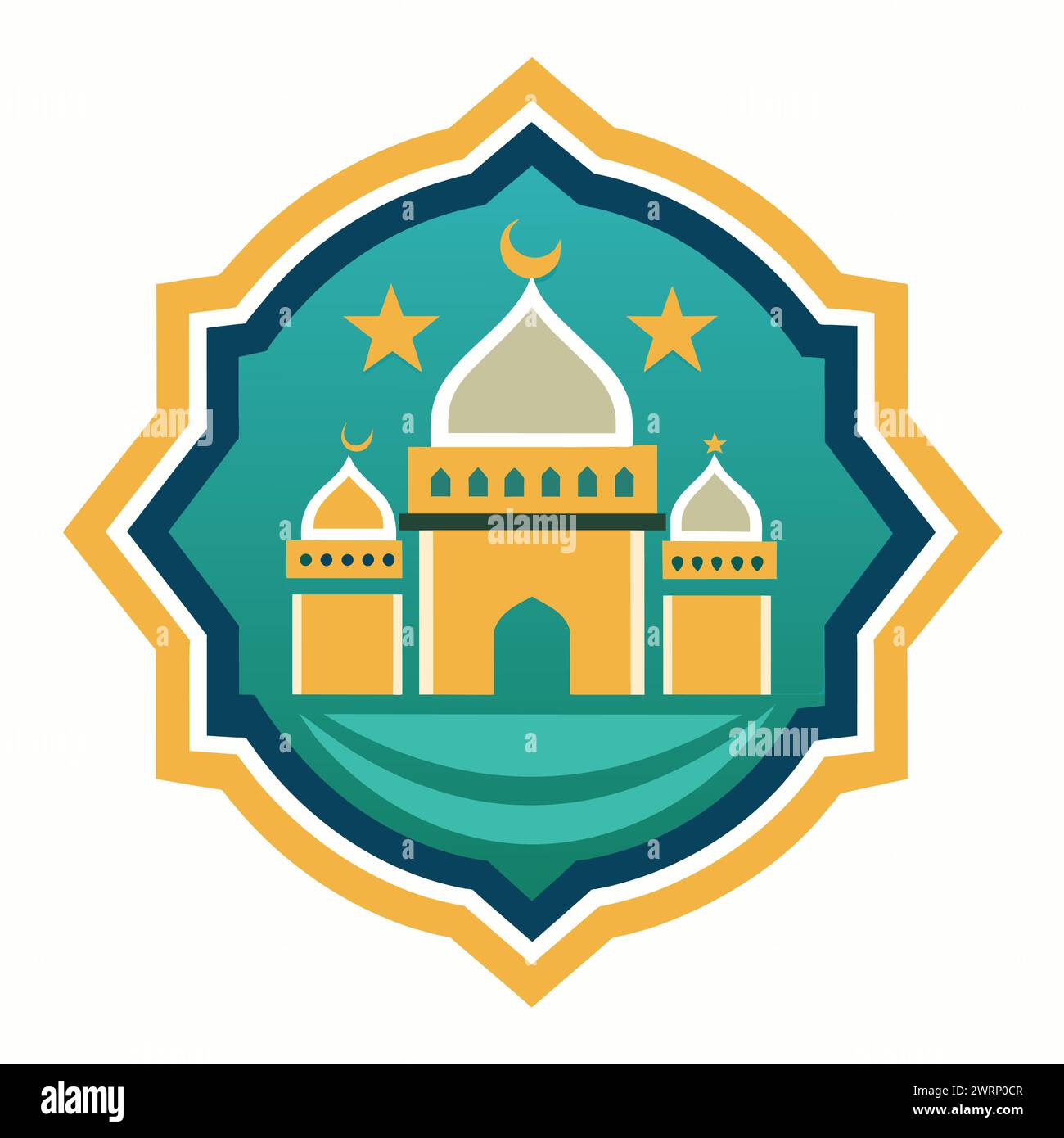 Sophisticated, balanced vector design drawing from Islamic aesthetics ...