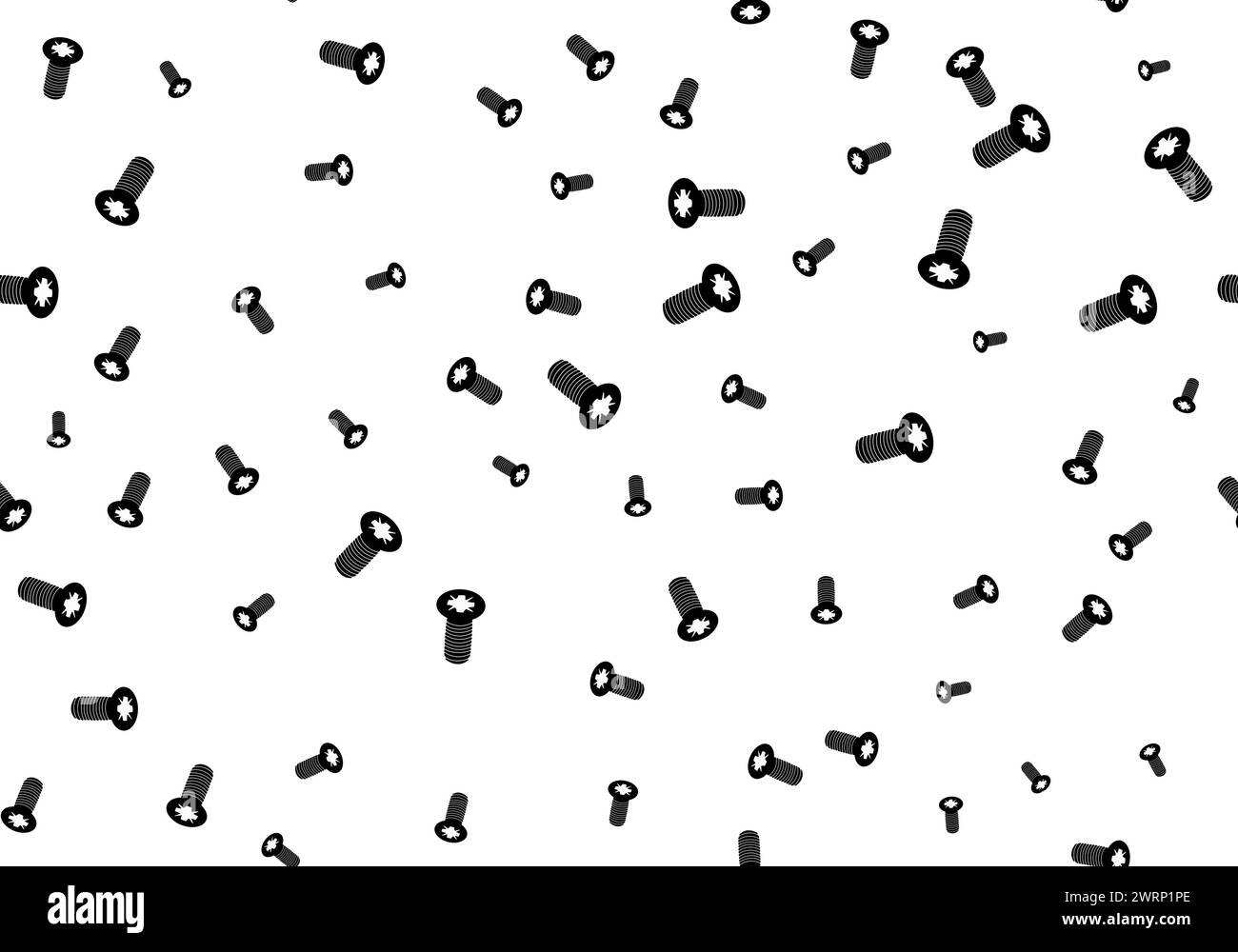 Equipment cartoon seamless bolt pattern for wallpaper and fabrics and ...