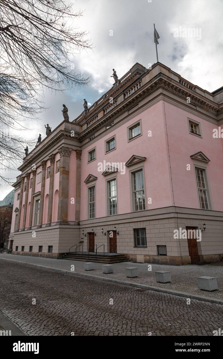 Berlin, Germany - 16 DEC 2021: German State Opera building on Unter den ...