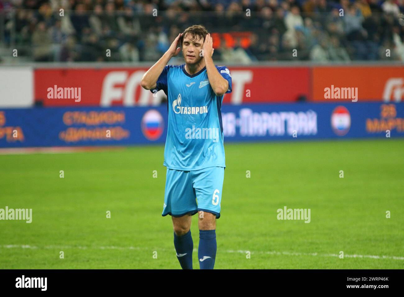 Mario Fernandes (6) of Zenit seen in action during the Russian Cup 2023 ...