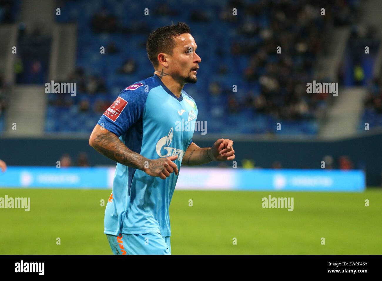 Artur Victor Guimaraes, known as Artur (9) of Zenit seen in action ...