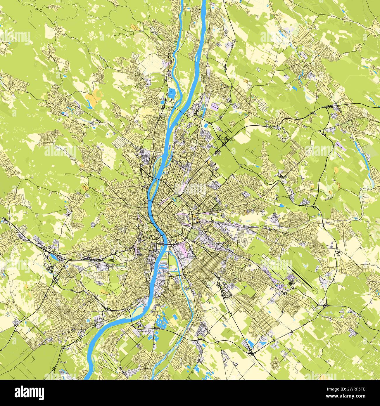 Budapest transport map hi-res stock photography and images - Alamy