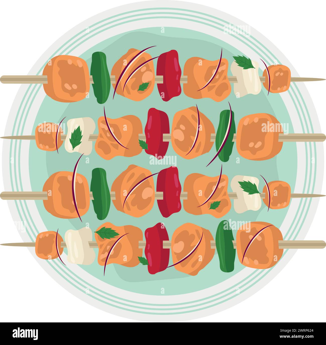 Night food culture Stock Vector Images - Alamy