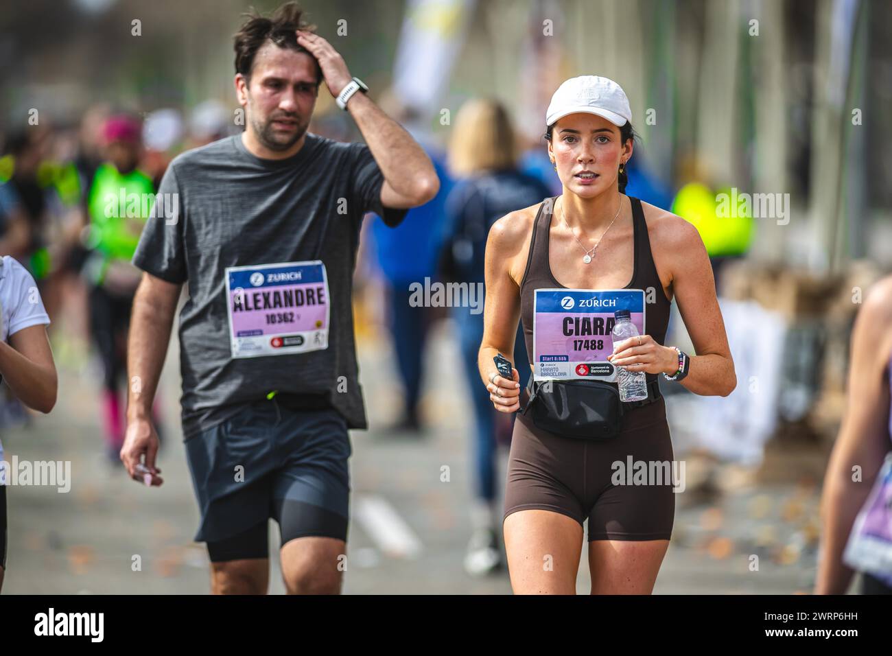 Runners in the barcelona marathon in 2024 hi-res stock photography and ...
