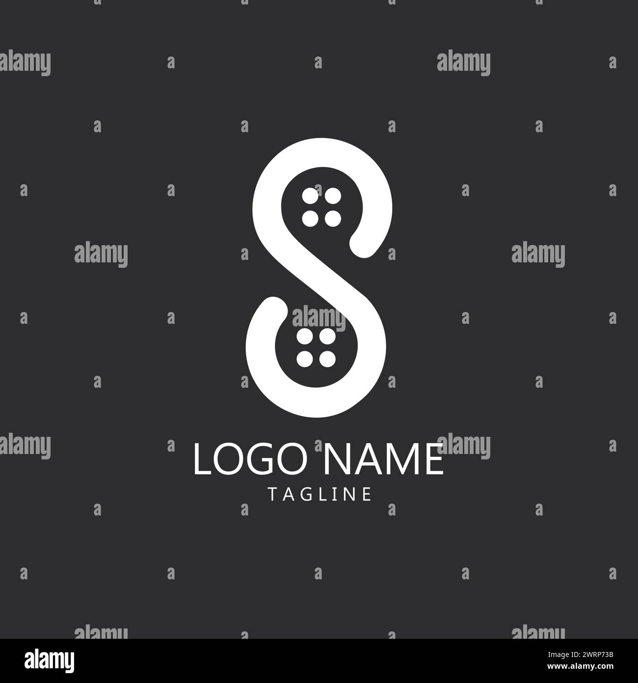 letter S shirt button logo design vector Stock Vector Image & Art - Alamy