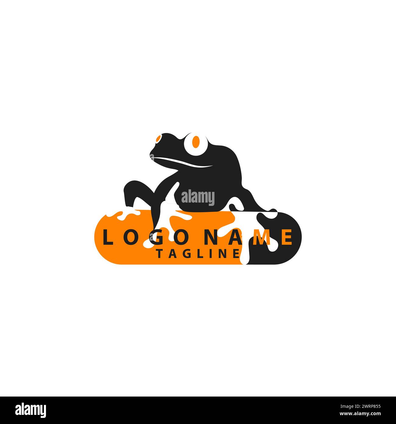 skateboarding frog logo design vector Stock Vector Image & Art - Alamy