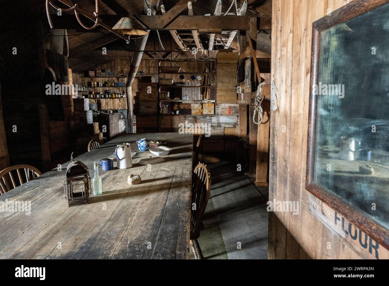 Antarctica, Ross Sea, Ross Island, Cape Evans, Scott's Hut Stock Photo ...