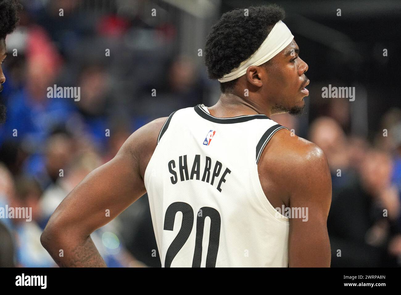 Orlando, Florida, USA, March 13, 2024, Brookyn Nets center Day'Ron ...