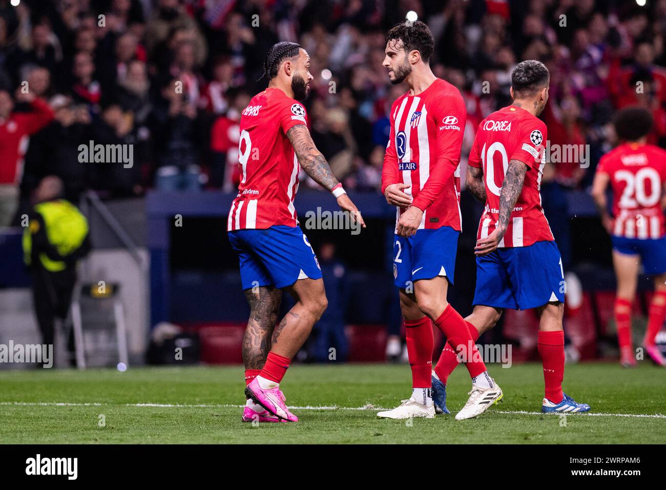 13th March 2024; Metropolitano Stadium, Madrid, Spain, Champions League ...