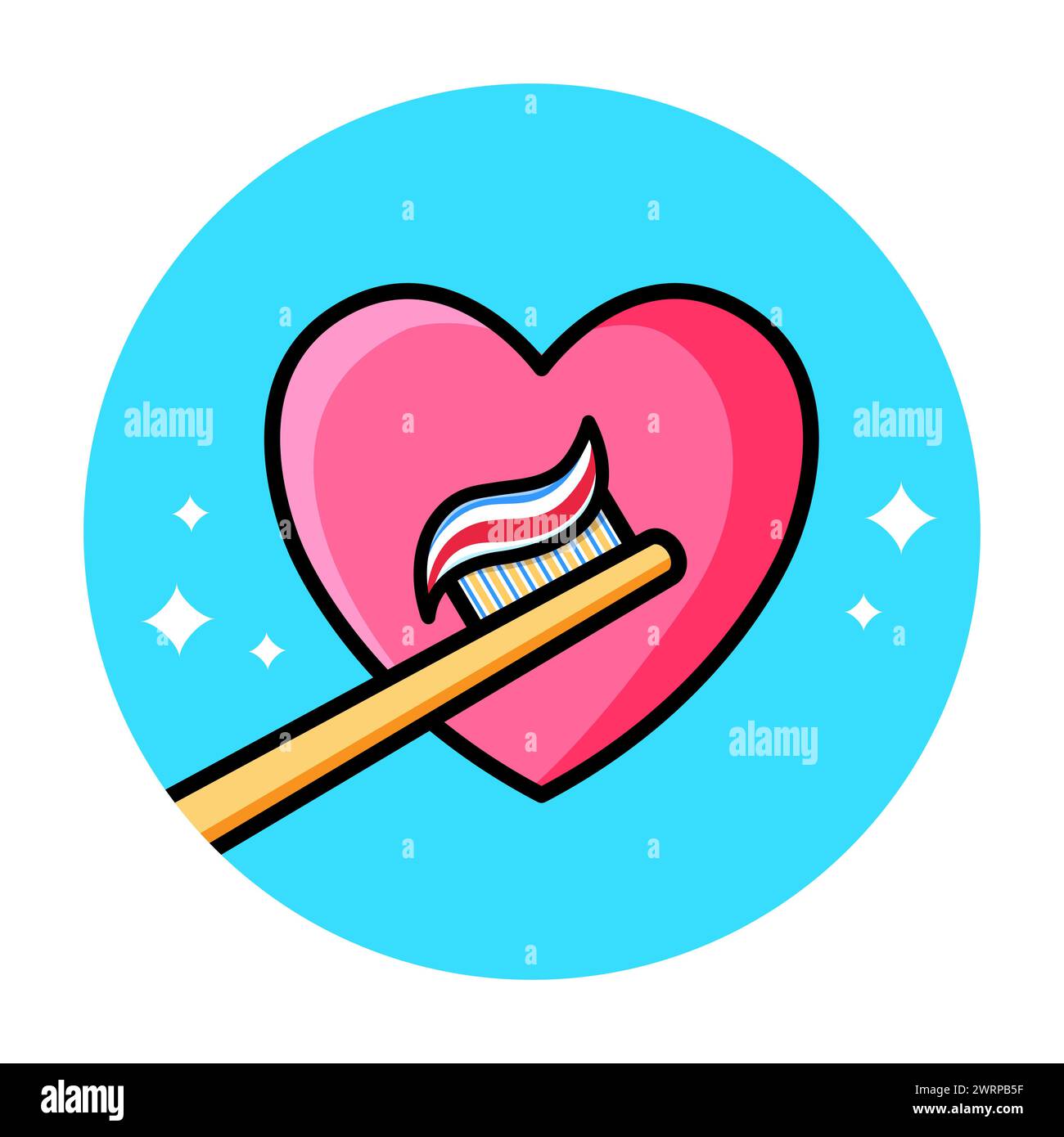 Poster brushing teeth. Childrens learning card. Image for dentistry ...