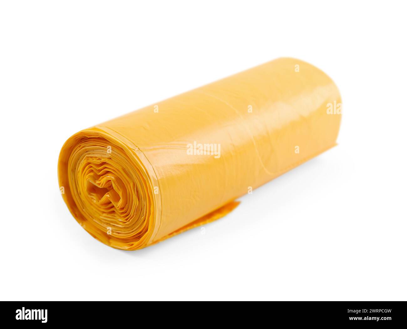 Yellow bags for plastic waste Cut Out Stock Images & Pictures - Alamy