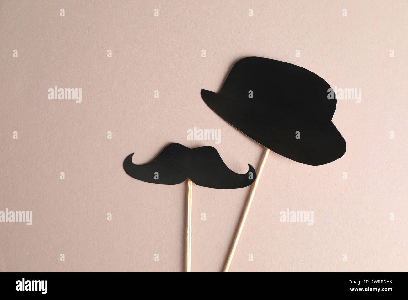 Mustache on sticks hi-res stock photography and images - Alamy