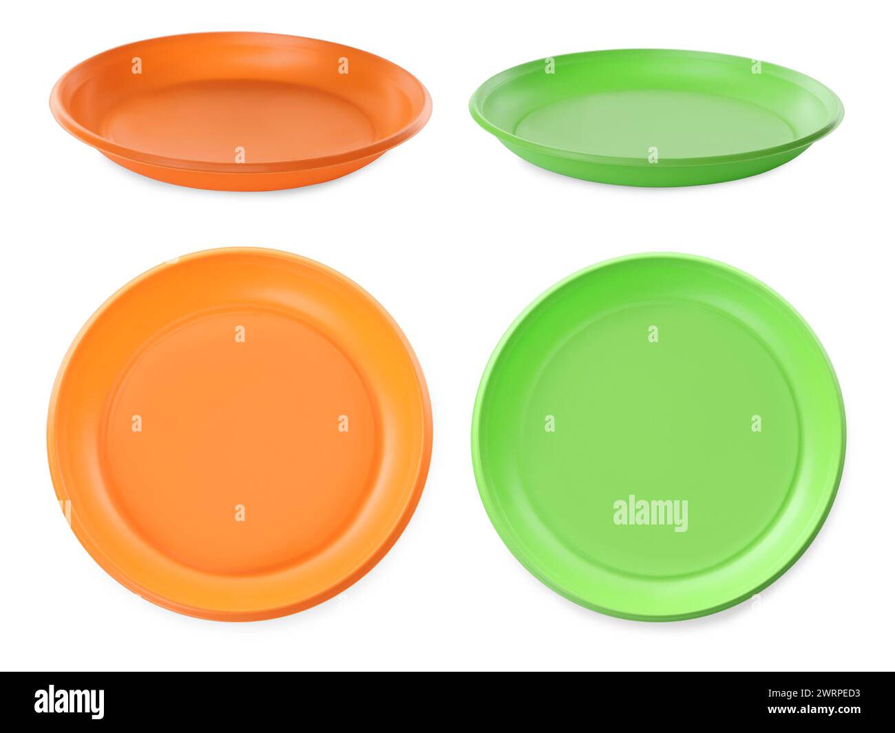 Top view plastic plates hi-res stock photography and images - Alamy